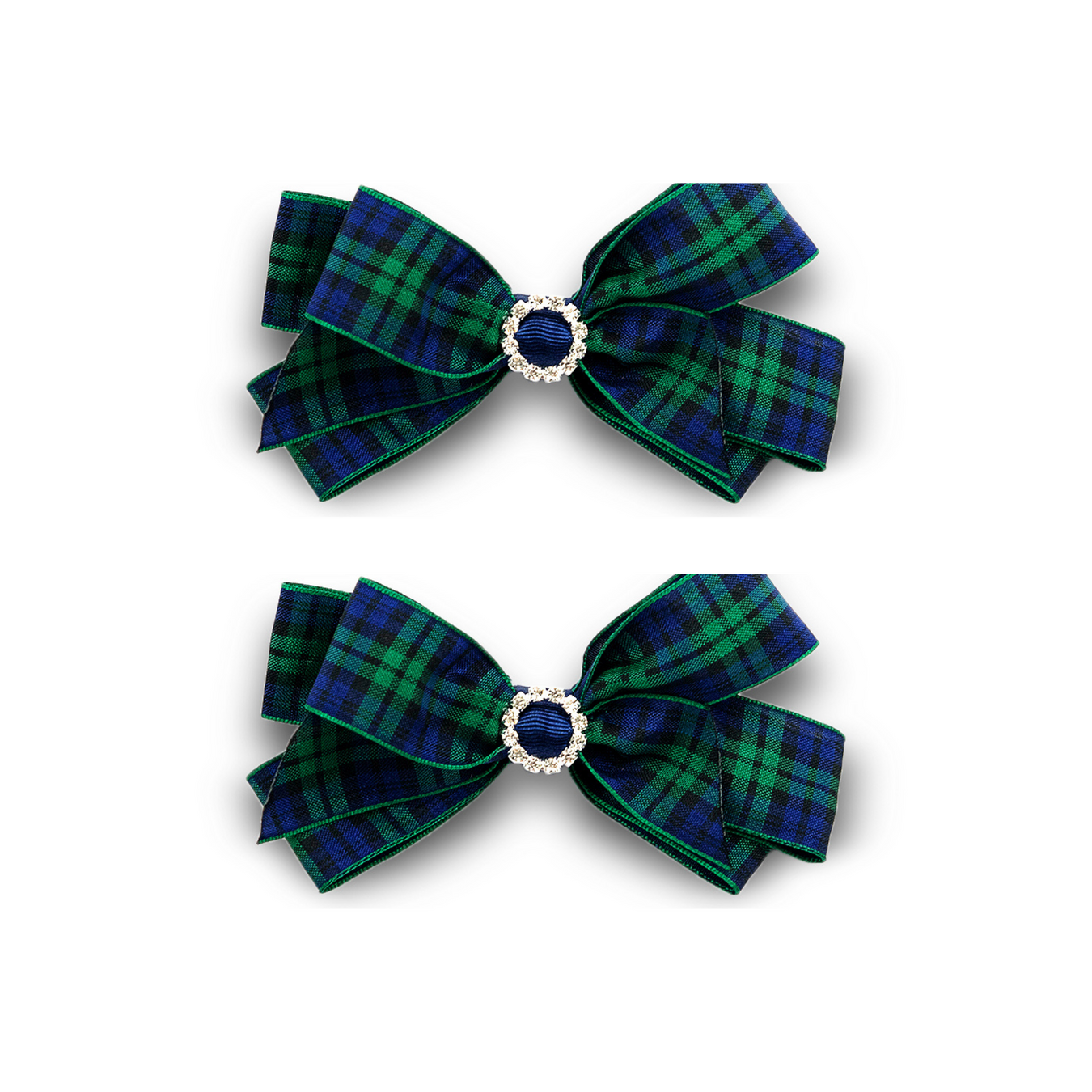 Tartan Hair Bows – Rainbow and Ginger London